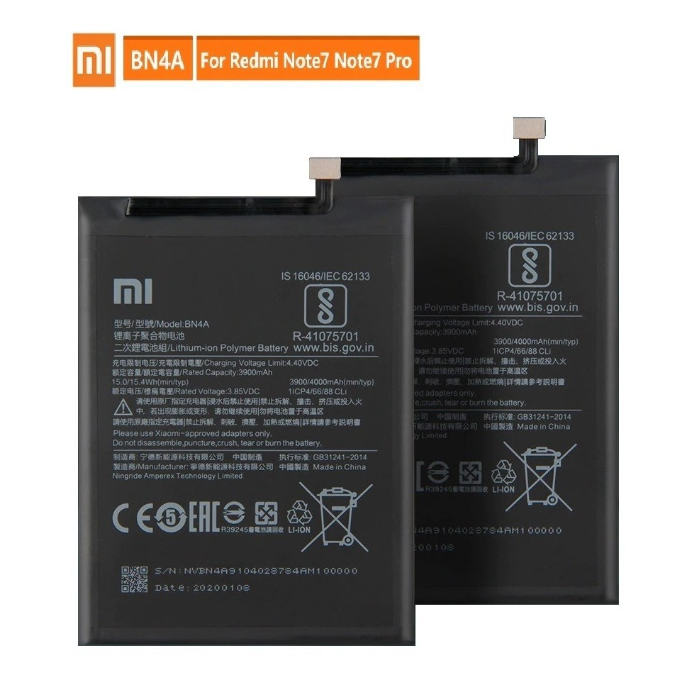 Jual BATTERY BATERAI BATRE XIAOMI REDMI NOTE 7 BN4A BN-4A ORIGINAL 99 ...