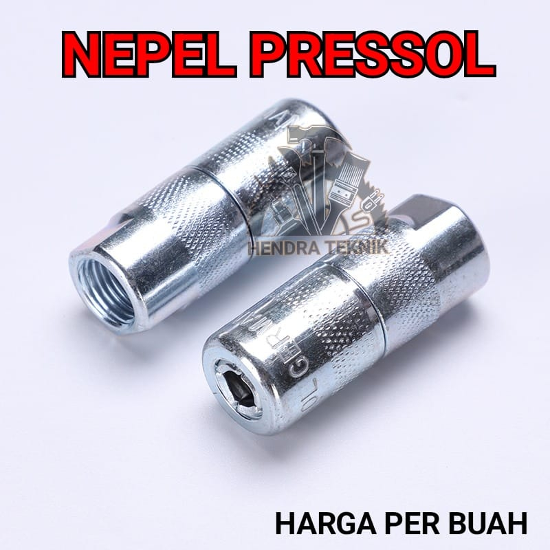 Jual Kepala selang grease gun sambungan nepel stempet coupler pompa ...
