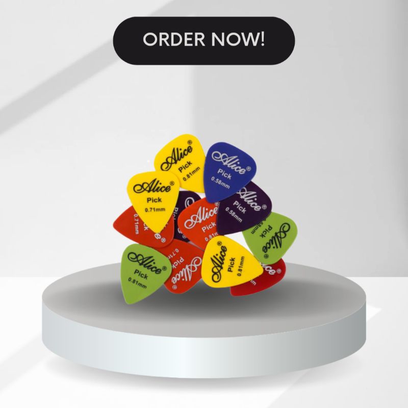 Jual Pick Gitar Alice ukuran 0.58 0.71 0.81 0.96 1.20 1.50 | Shopee ...