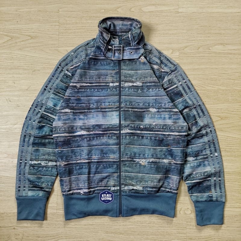 Jual Tracktop Adidas Jeremy Scott Denim ( second ) | Shopee Indonesia