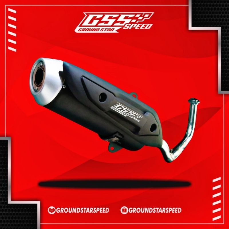 Jual Knalpot Matic Standar Racing Original Ground Star Speed GSS nmax ...