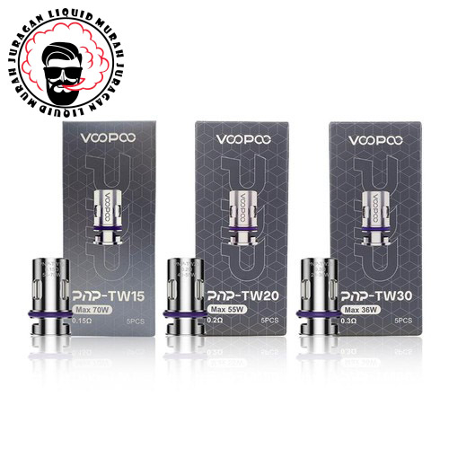 Jual COIL PNP TW SERIES AUTHENTIC COIL VOOPOO PNP TW FOR DRAG E60 DRAG ...
