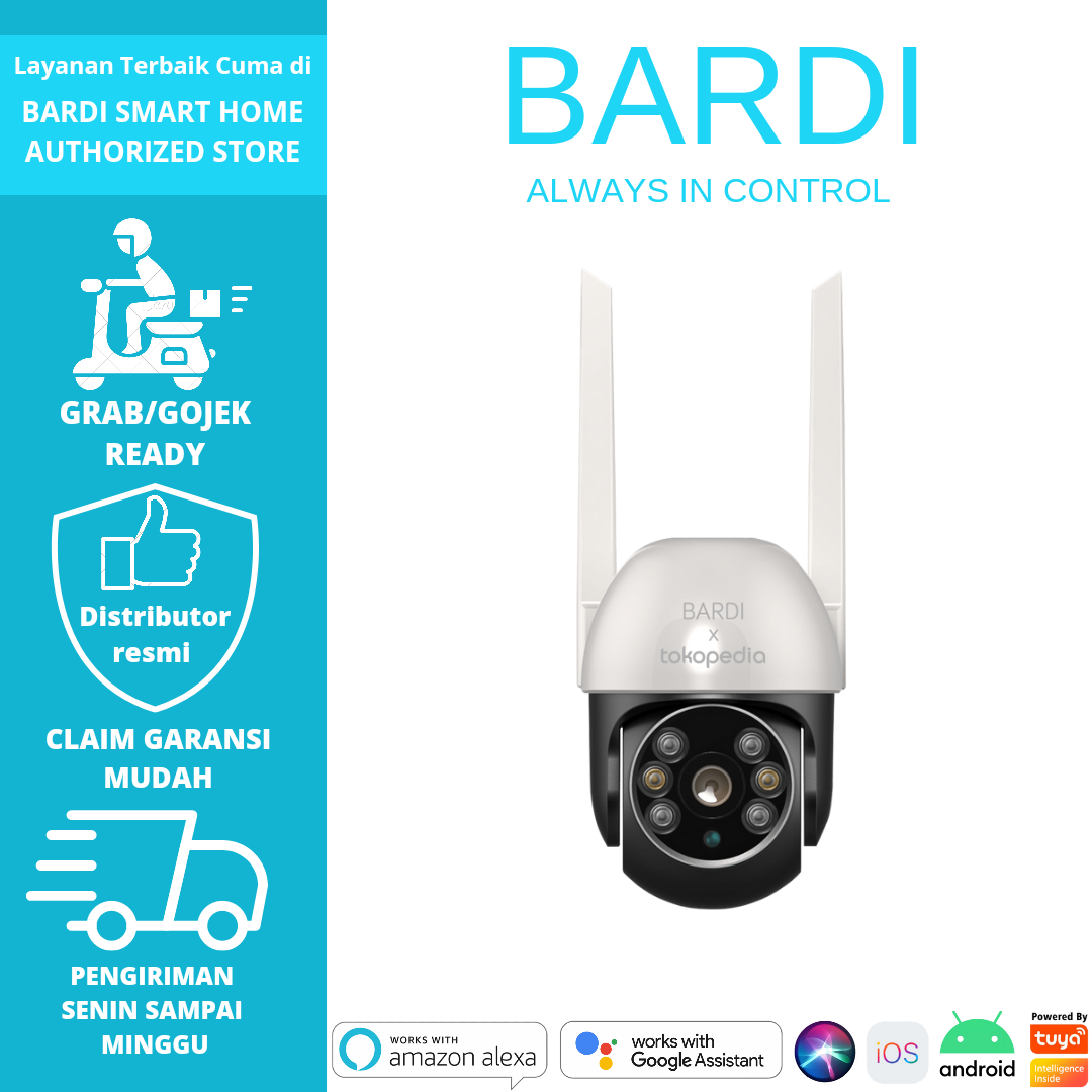 Jual BARDI Smart IP Cam Outdoor Ptz TPD CCTV WiFi | Shopee Indonesia