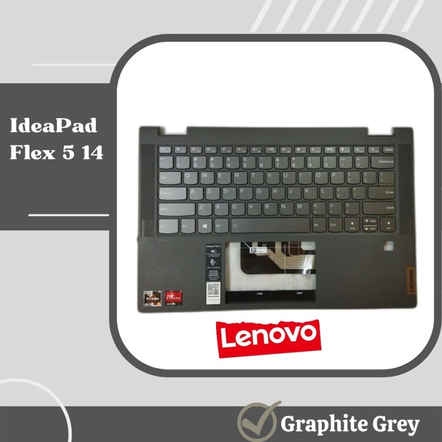 Jual Keyboard Lenovo IdeaPad Flex 5 14IIL05 With Frame | Shopee Indonesia