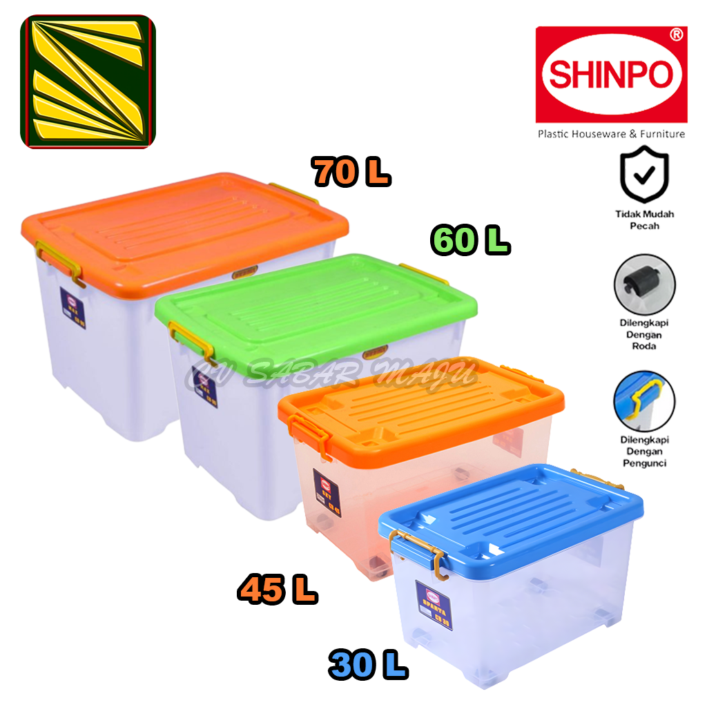 Jual Shinpo Box Container Plastik / Kotak Penyimpanan serbaguna cb 30 ...
