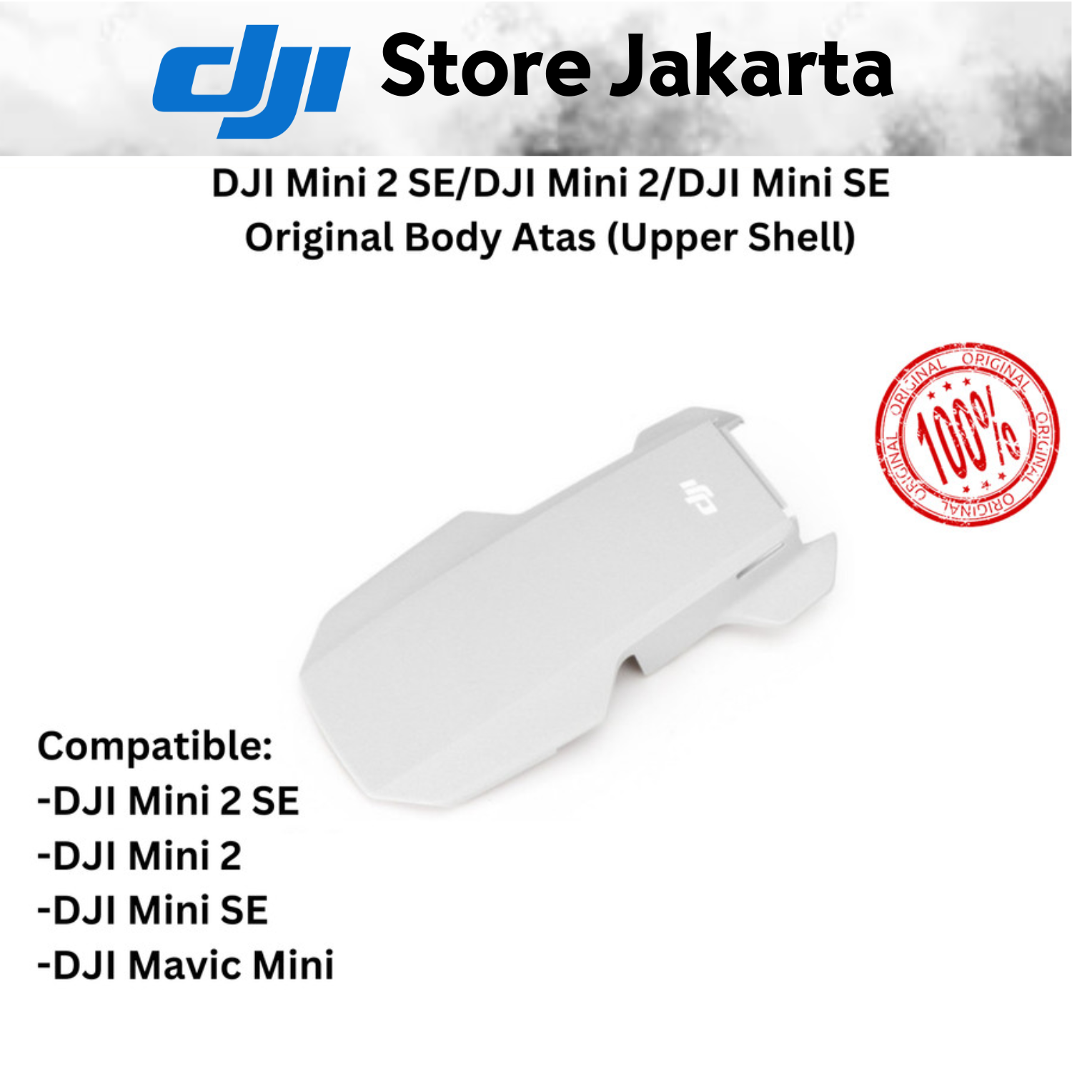 Jual Original DJI Mavic Mini 2 Body Atas Upper Body Shell Frame Cover ...