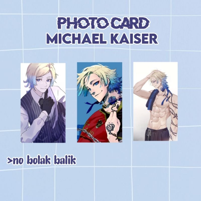 Jual PHOTO CARD / MICHAEL KAISER > BLUE LOCK | Shopee Indonesia
