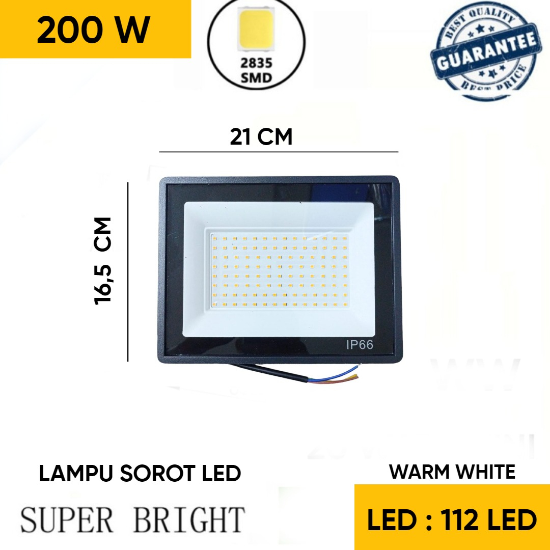 Jual LAMPU SOROT LED 20W 30W 50W 100W 200W 400W / LAMPU OUTDOOR SUPER TERANG | Shopee Indonesia