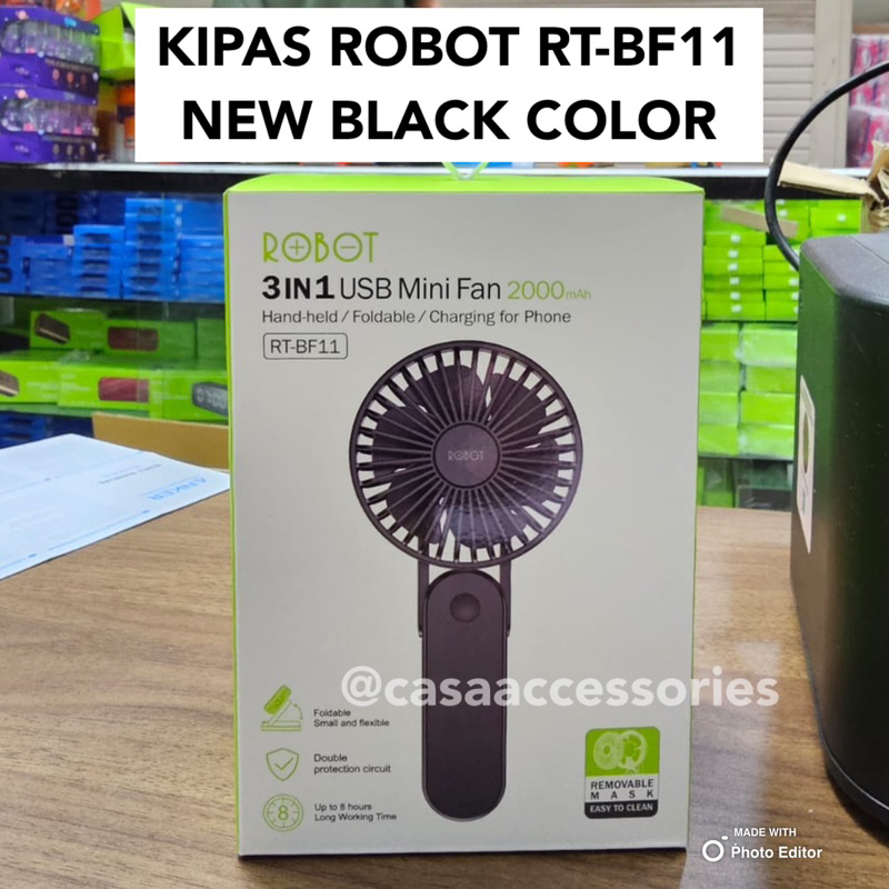 Jual Robot RT-BF11 / Olike PF1 Kipas Angin Portable Mini Fan ...