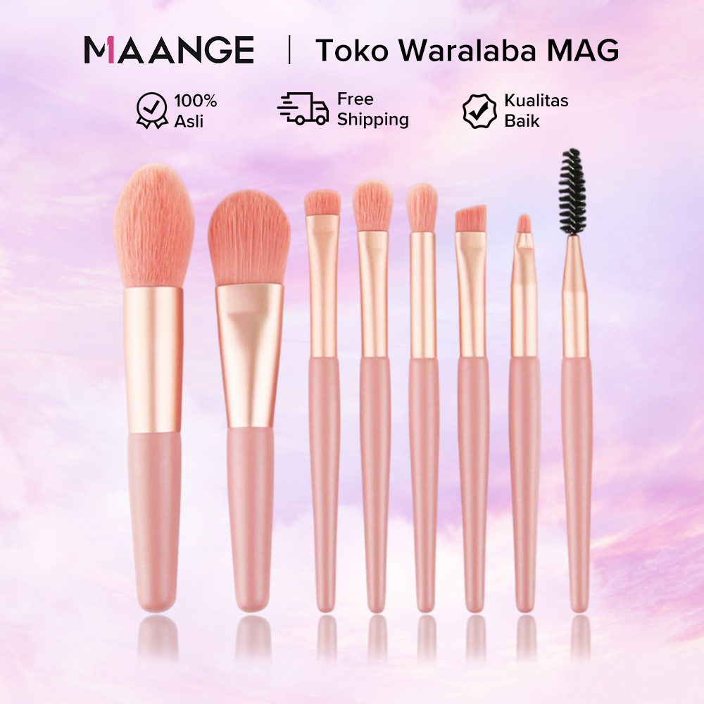 Jual MAANGE 7 Pcs/Set Kuas Makeup Set Brushes Beauty Bibir Alis Sisir ...