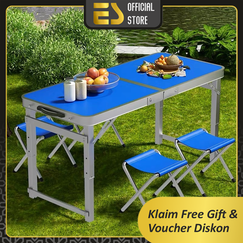 Jual ES Meja Lipat Portable Meja Outdor Model Lipat Serbaguna Portable ...