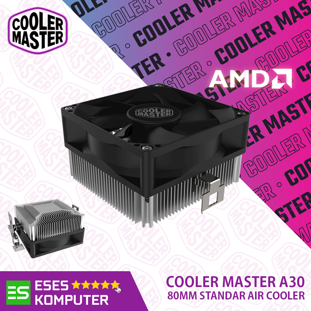 Jual HSF Cooler Master A30 | 80mm Low Noise Fan CPU Cooler | Shopee ...
