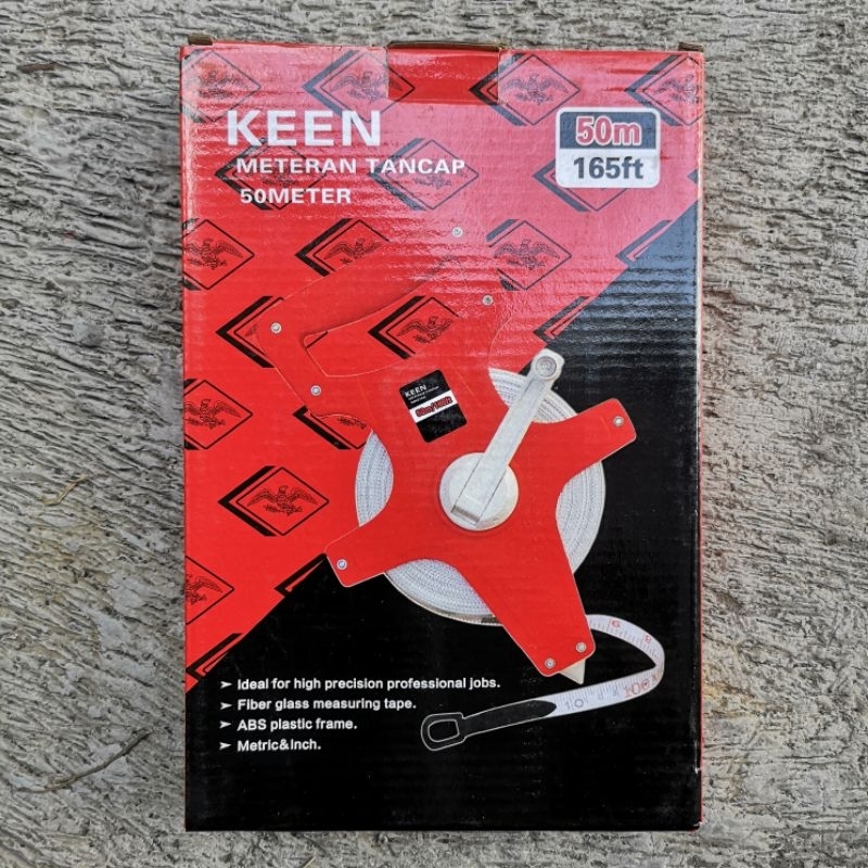 Jual Meteran Rol Tancap 50m | Shopee Indonesia