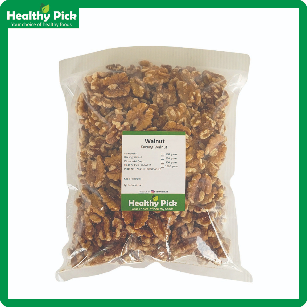 Jual Raw Walnut 1kg Kacang Walnut Mentah 1000 gram | Shopee Indonesia