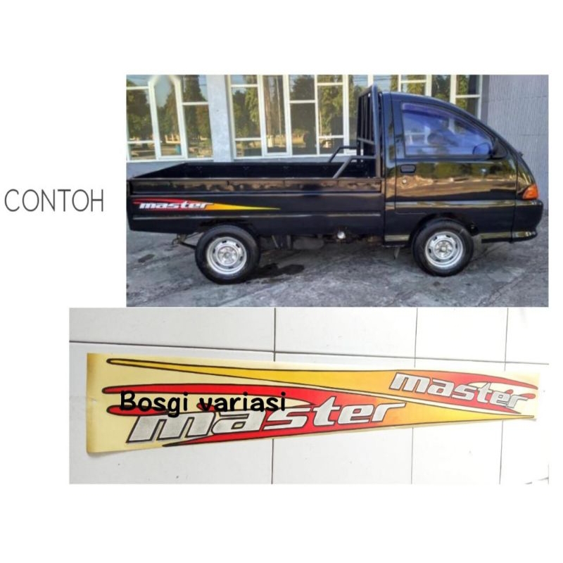 Jual Stiker Sticker List Body Master Espass Zebra Master / stiker ...