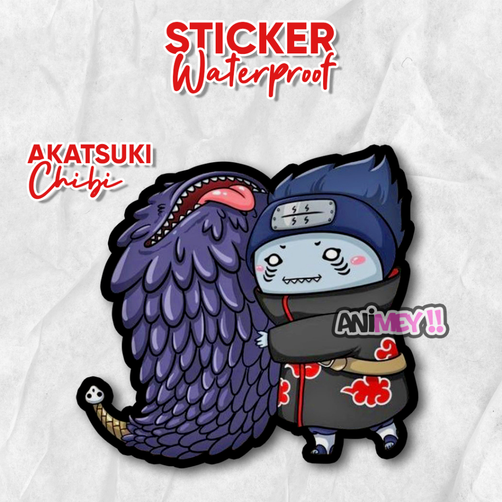 Jual Stiker Akatsuki Chibi / Sticker Anime Waterproof | Shopee Indonesia