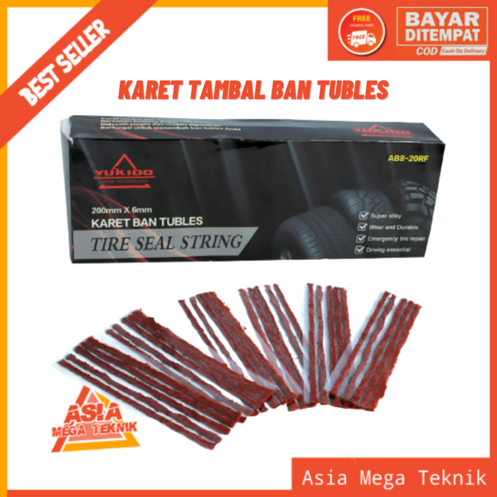 Jual Refill Isi Ulang Karet Ban Tubles Tambal Ban Tubles Lem Cacing ...