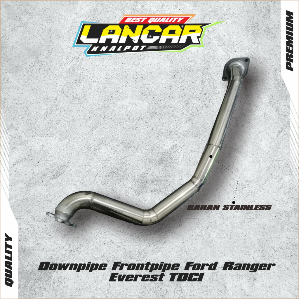 Jual Downpipe Frontpipe Ford Ranger Everest TDCI - Lancar Knalpot ...