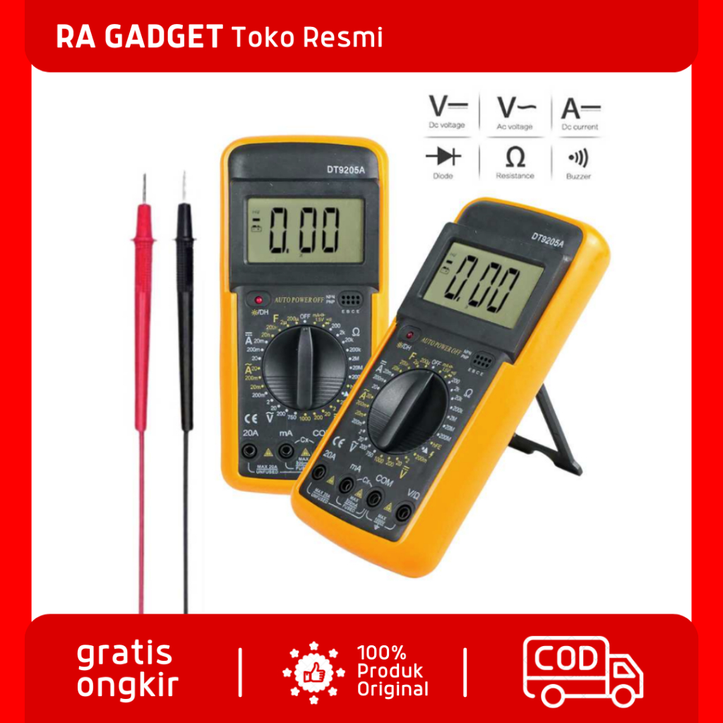 Jual Pocket Size Digital Multimeter AC/DC Voltage Tester / Digital ...