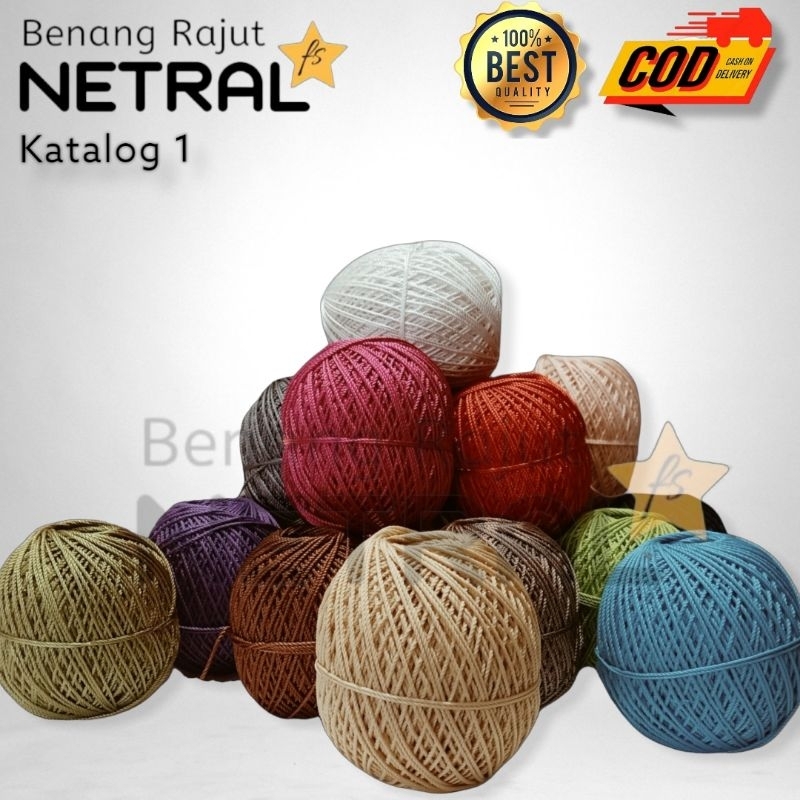 Jual BENANG RAJUT POLY KILAP & POLY DOP / POLYESTER / TERLENGKAP ...