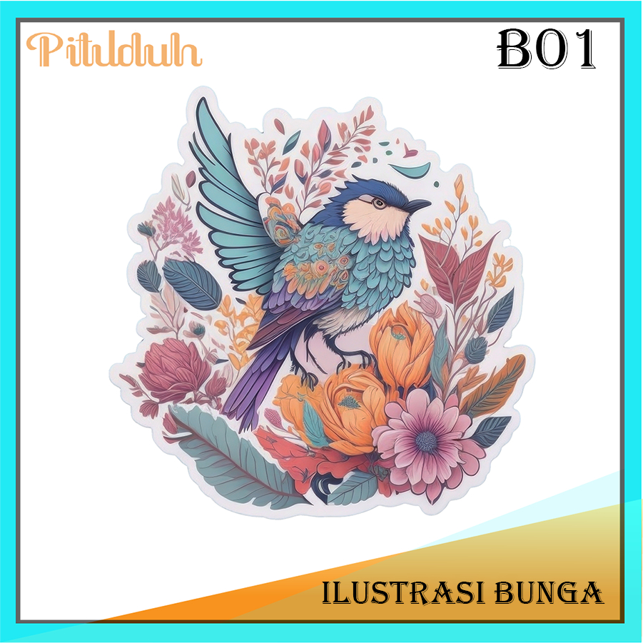 Jual Sticker lukisan bunga | Shopee Indonesia