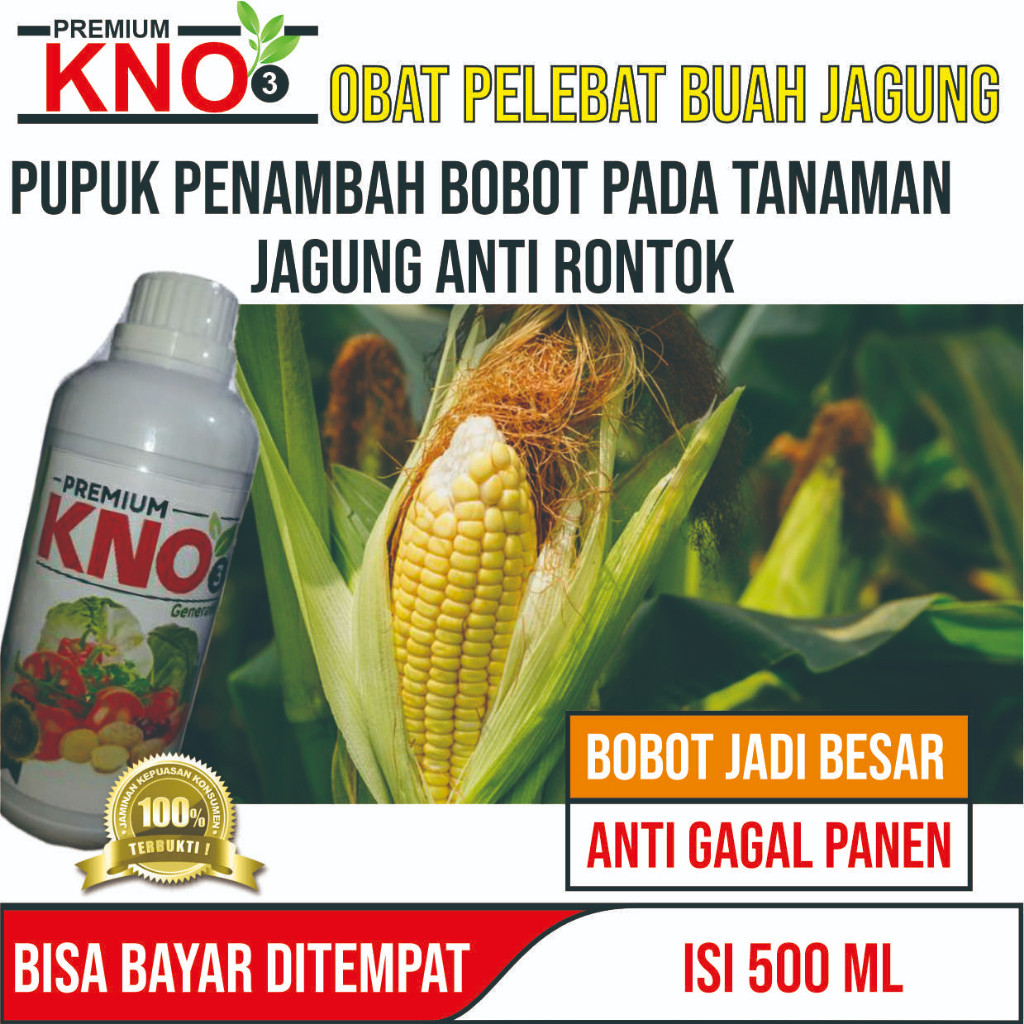 Jual Pupuk Pelengkap Premium Kno3 Kemasan 500 ML Pupuk Semprot Pelebat Tanaman Jagung - Pupuk ...