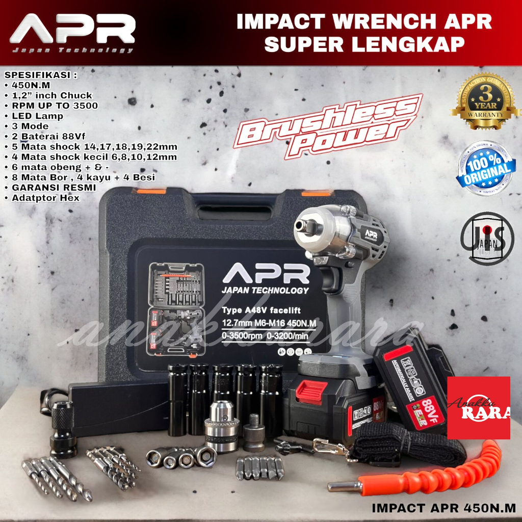 Jual MESIN BOR IMPACT APR JAPAN 450NM NEW EDITION Standart facelift ...