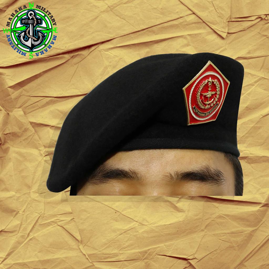 Jual baret mabes tni ad merk camel + emblem | Shopee Indonesia
