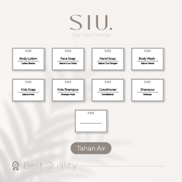 Jual Sticker Botol Sabun / Shampoo Kamar Mandi - Bathroom Sticker Anti ...
