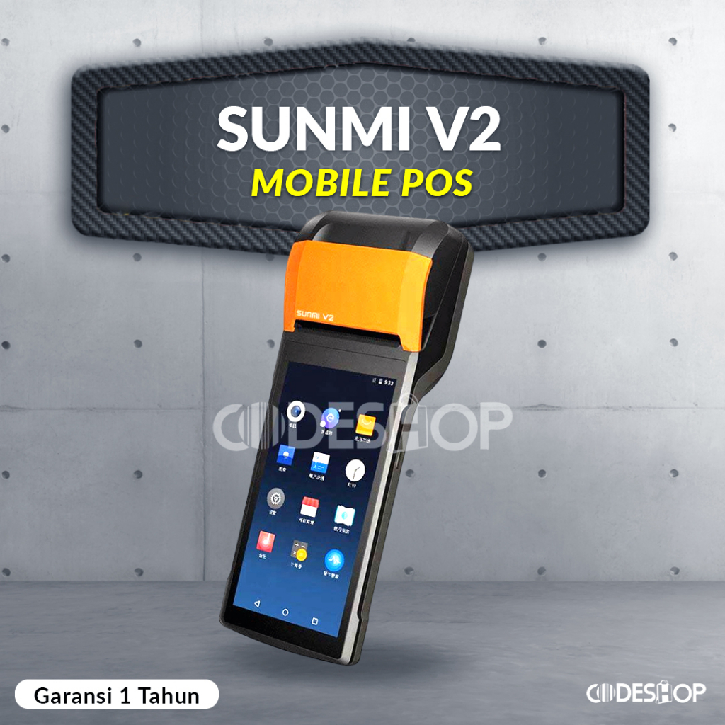 Jual Mesin Kasir Mobile Android SUNMI V2 All in One POS System | Shopee Indonesia