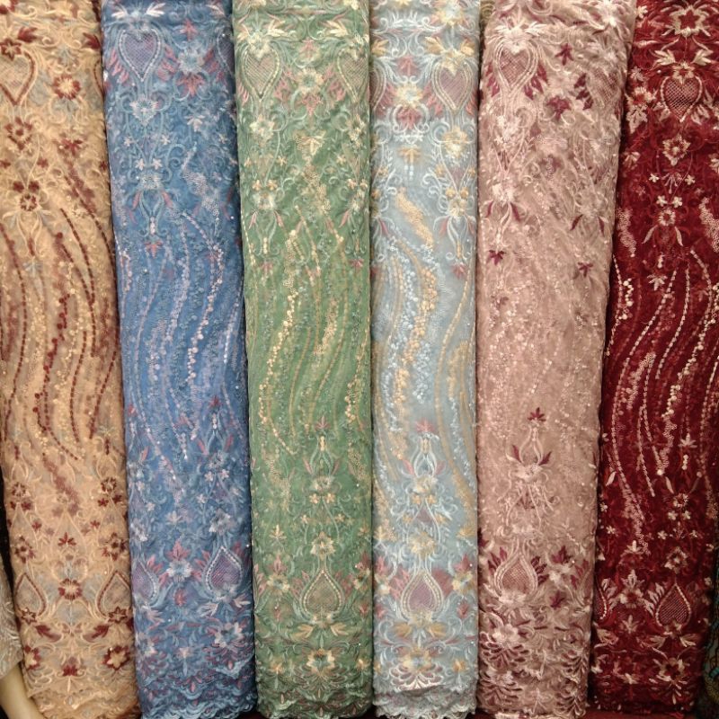 Jual Bahan kain tille tuton gradasi/tille gradasi warna | Shopee Indonesia