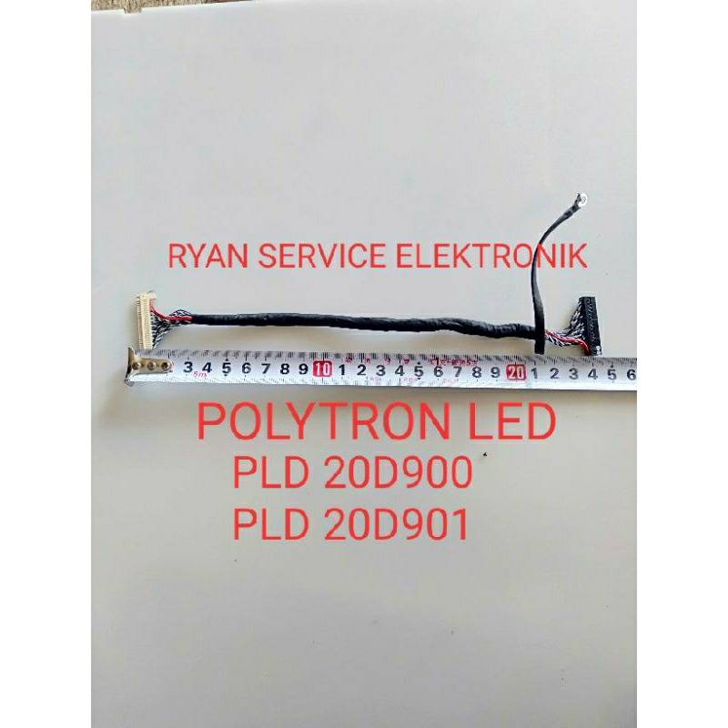 Jual KABEL FLEKSIBEL LVDS TV LED POLYTRON PLD 20D900 PLD 20D901 ...