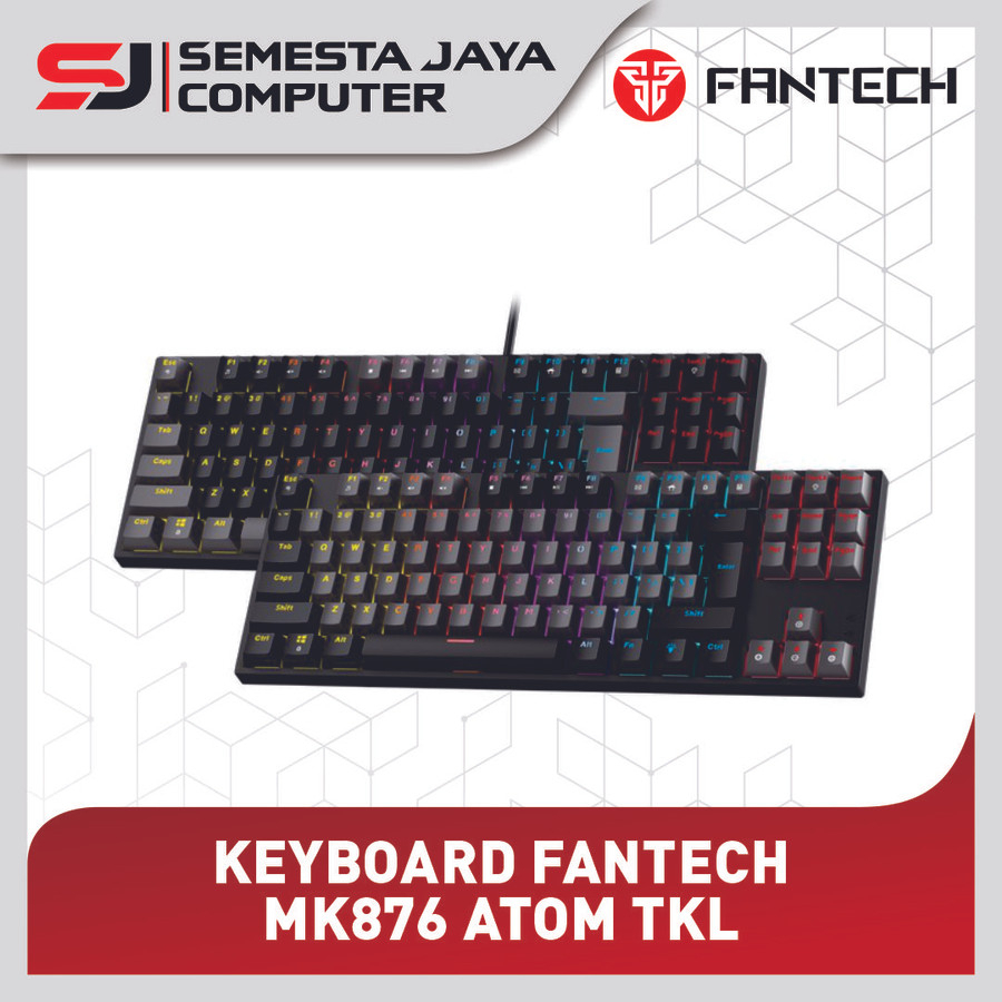 Jual FANTECH MK876 Atom TKL RGB Gaming Mechanical Keyboard MK-876 | Shopee Indonesia