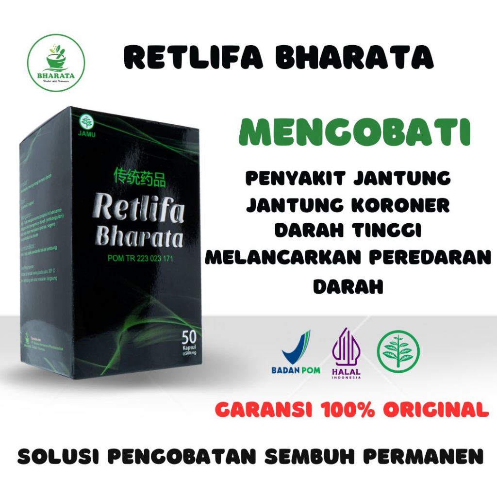 Jual Retlifa Bharata Obat Jantung Herbal Ampuh untuk Mengatasi Sakit ...
