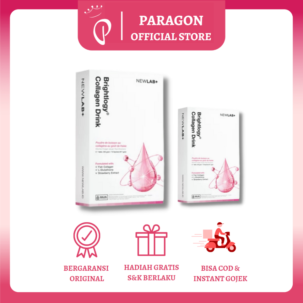 Jual [Kemasan Terbaru] Newlab+ Pack Minuman Kolagen Pemutih Badan Cepat ...