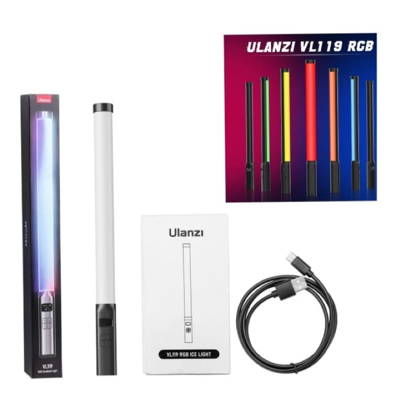 Jual LAMPU LED ULANZI VL119 RGB HANDHELD STICK TUBE LIGHT STUDIO VIDEO ...