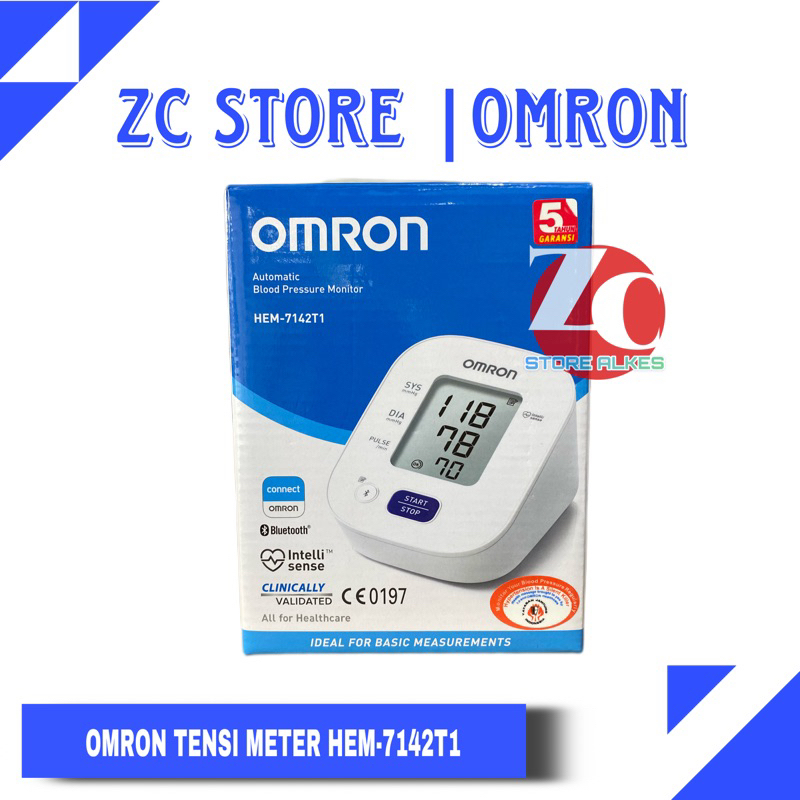 Jual OMRON TENSIMETER HEM 7142T-1 Tensimeter Digital + Connect ...
