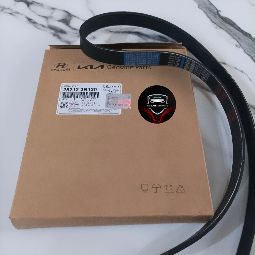 Jual VAN BELT KIA ALL NEW RIO/ GRAND AVEGA ORIGINAL MOBIS 252122B120 ...