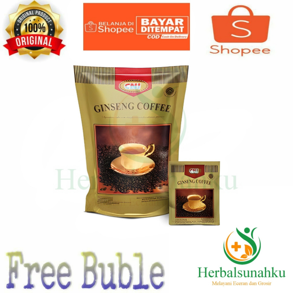 Jual GINSENG COFFEE CNI KOPI GINSENG ASLI ORIGINAL ISI 20 SACHET | Shopee Indonesia