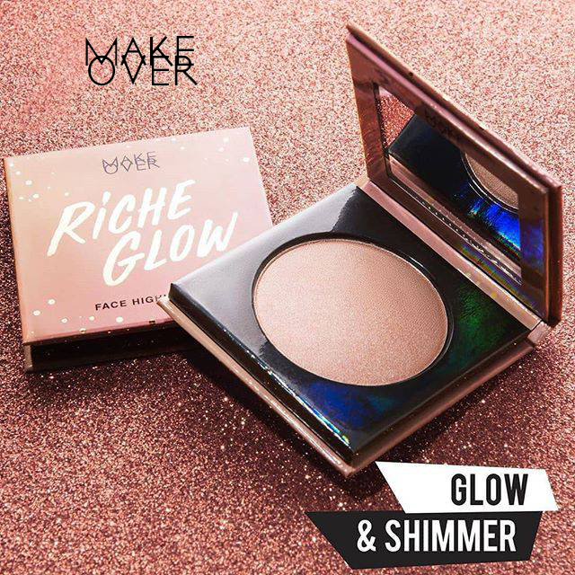 Jual Make Over Riche Glow Face Highlighter Shopee Indonesia