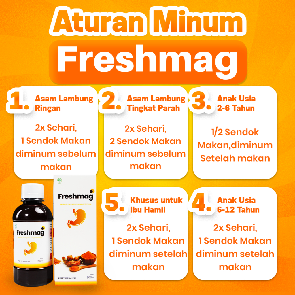 Jual Original Madu Freshmag Atasi Masalah Sakit Maag & Nyeri Asam ...