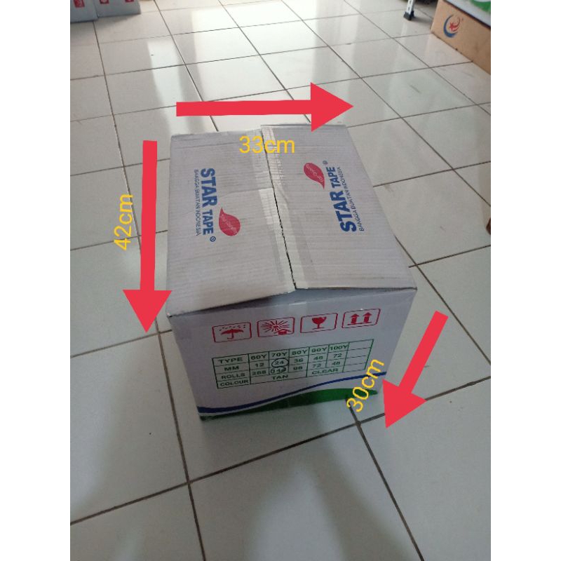 Jual Kardus Bekas Lakban Startape - Dus Bekas kondisi 90%-97% bagus ...