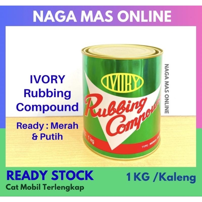 Jual RUBBING COMPOUND 1 KG WARNA PUTIH UNTUK BODY MOBIL KENDARAAN ...