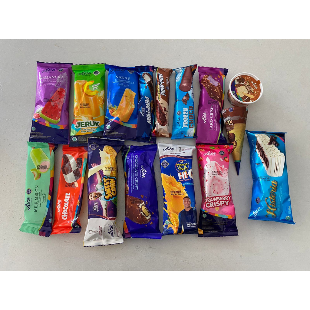 Jual Ice Cream Es Krim Aice All Varian Shopee Indonesia 