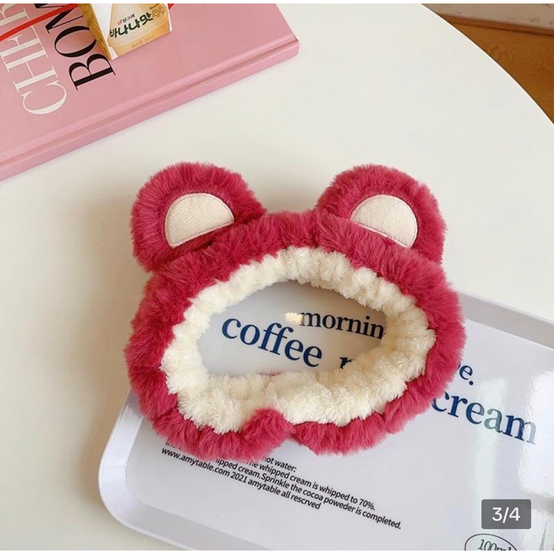Jual Bandana headband Lotso Bando Masker dan Cuci Muka Bahan Fluffy ...