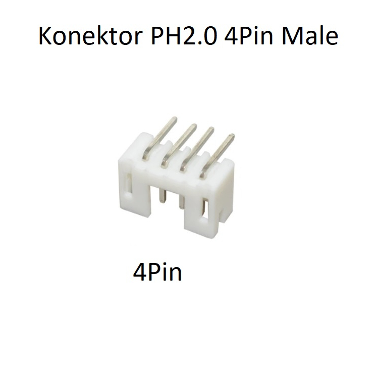 Jual Connector Konektor JST PH2.0 PH 2 Male Right angle Siku L Bengkok 2Pin 3Pin 4Pin 5Pin 6Pin ...