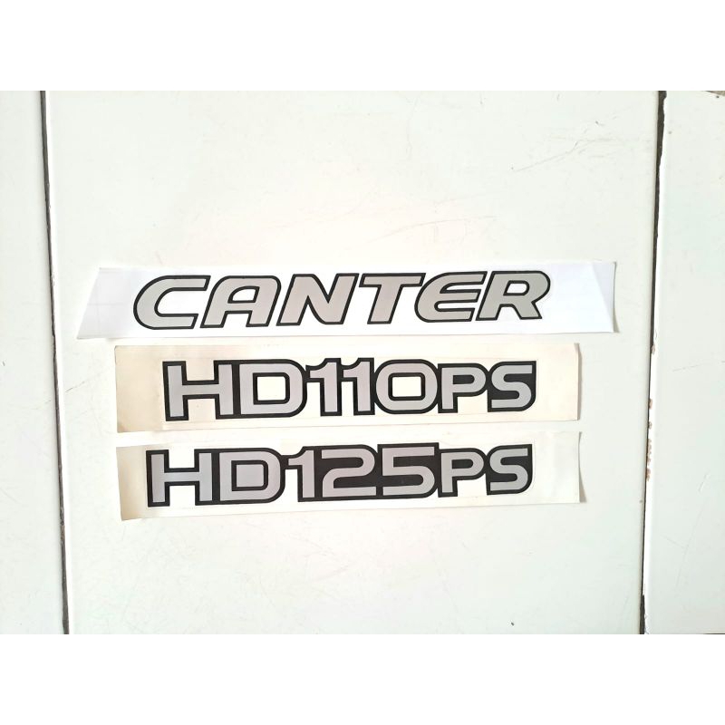 Jual Stiker canter / Stiker HD 125ps / stiker HD 110ps fuso | Shopee ...