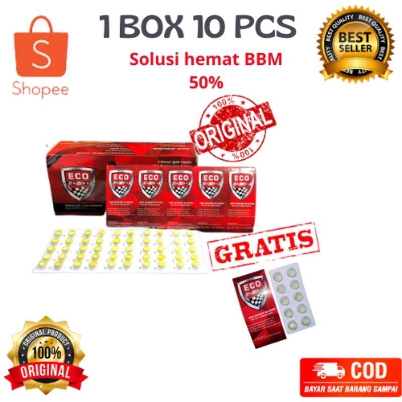 Jual ECO RACING Motor Pengirit Bahan Bakar. 1 BOX ISI 50 PCS penghemat ...