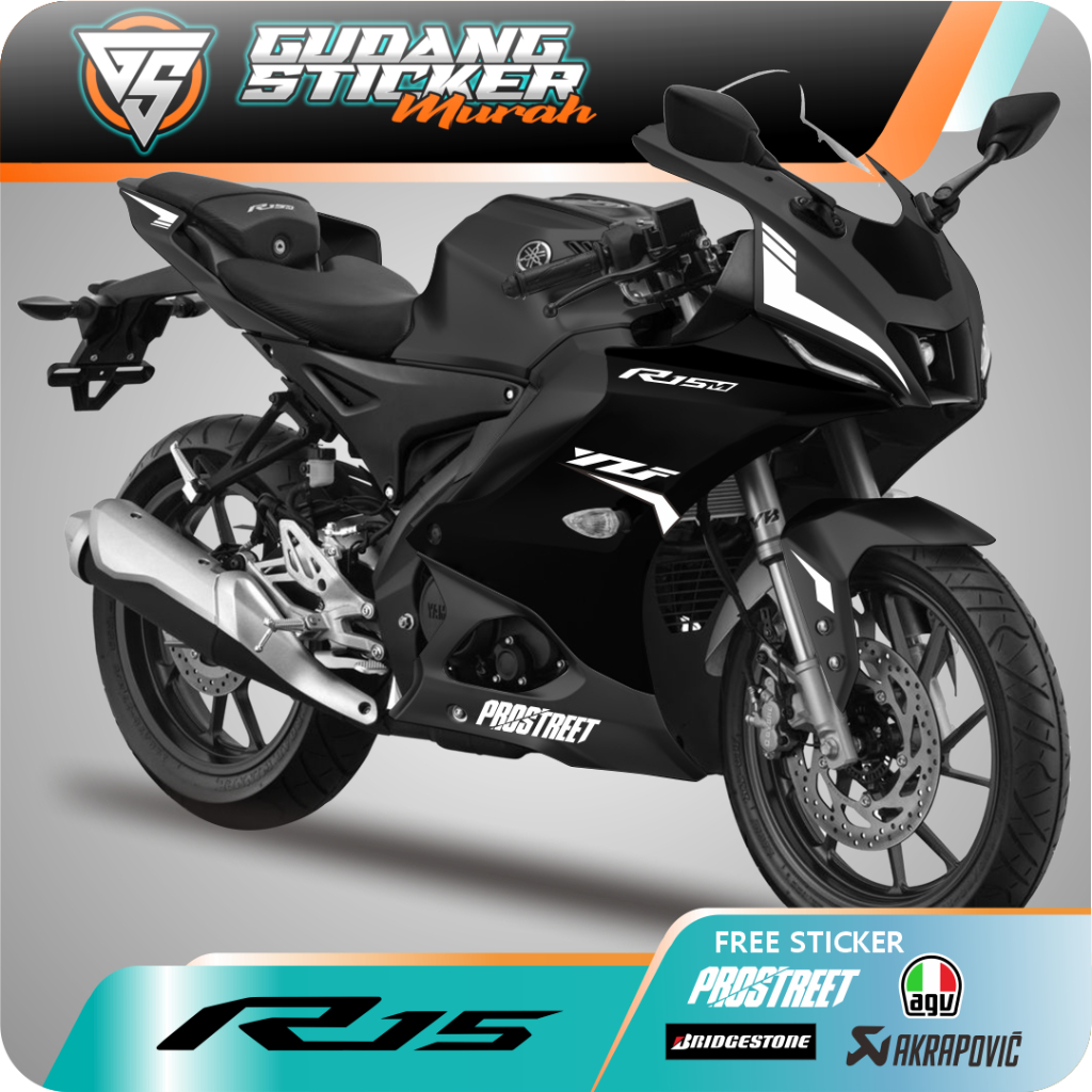 Jual STRIPING CUTTING YAMAHA R15 V4 STIKER LIS STICKER AKSESORIS SEPEDA ...