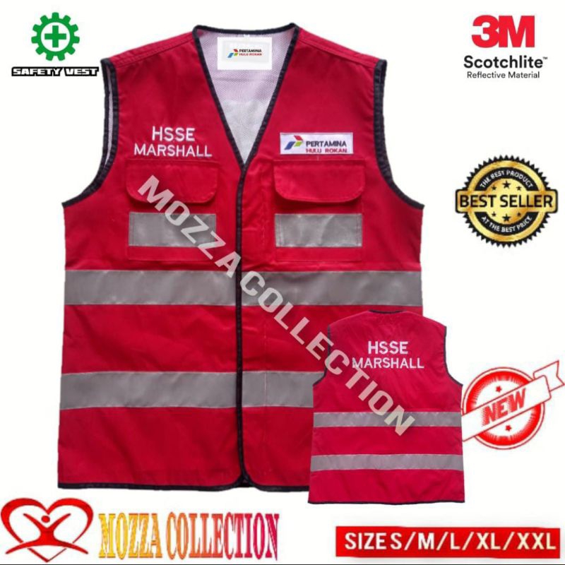 Jual ROMPI SAFETY PERTAMINA 3M SCOTLITE TASLAN WATERPROOF | Shopee ...